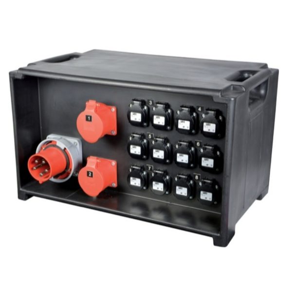 Coffret de distribution 63A vers 2x32A + 6x16A